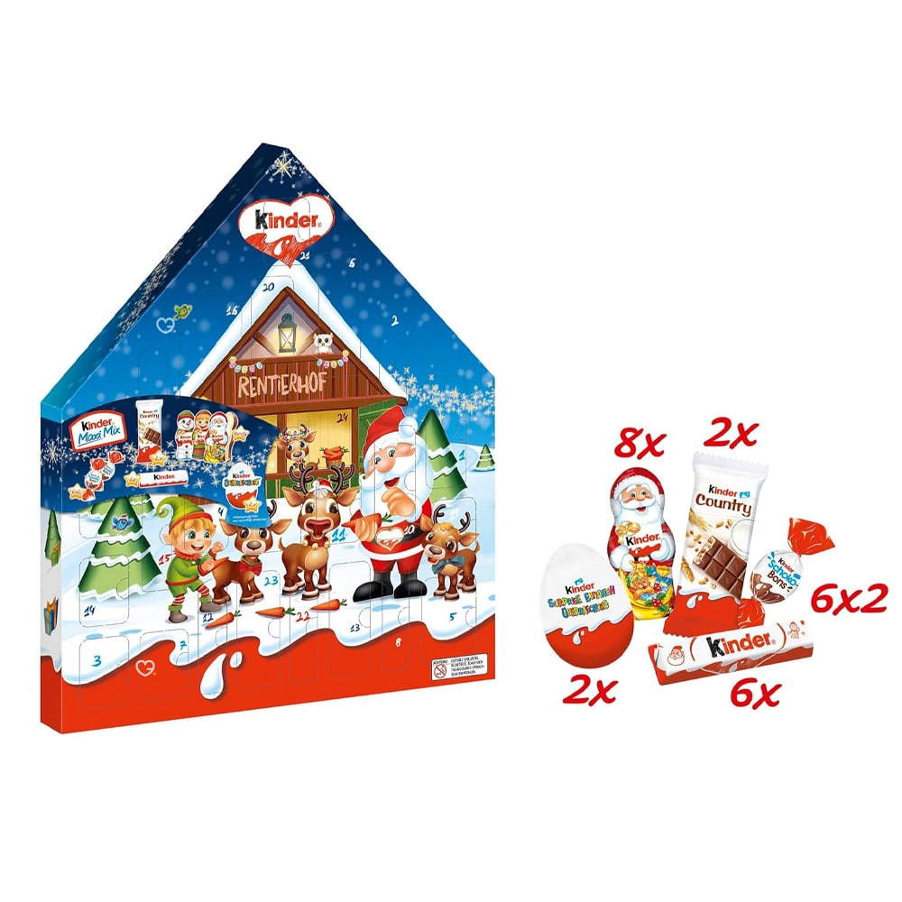 Kinder® Chocolade Adventskalender - Maxi Mix Huis
